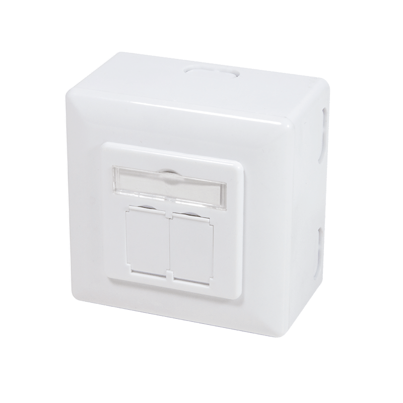 Buy CAT6a UTP / STP surface mounted socket, white?